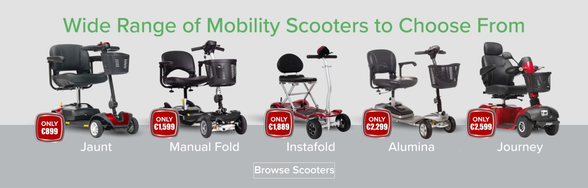 Mobility Scooters Ireland | Wheelchairs | Riser Recliners | Hospital ...